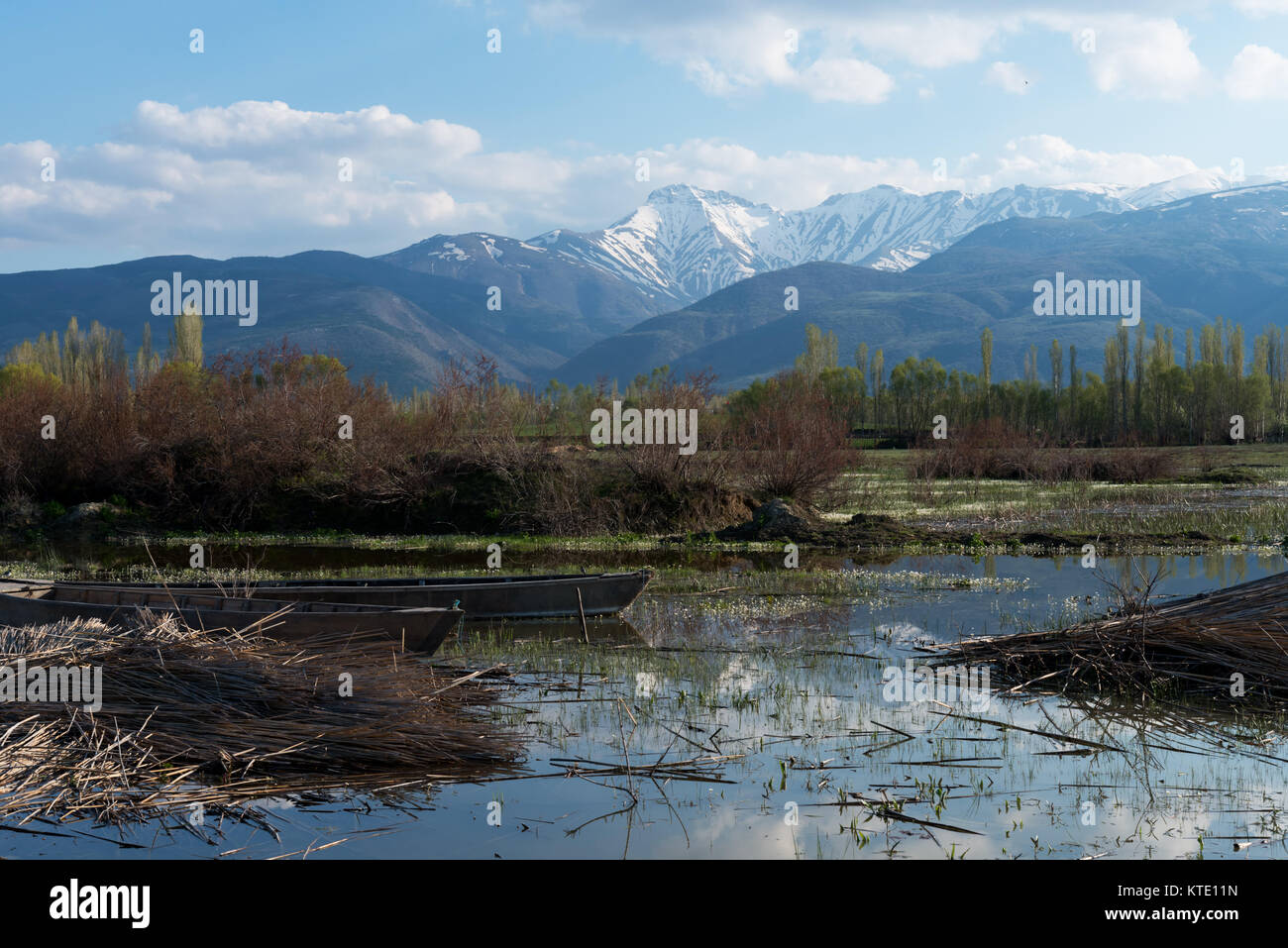 Lake Eber, situated between Cay and Bolvadin districts of Afyon, is the 12th biggest lake of ...