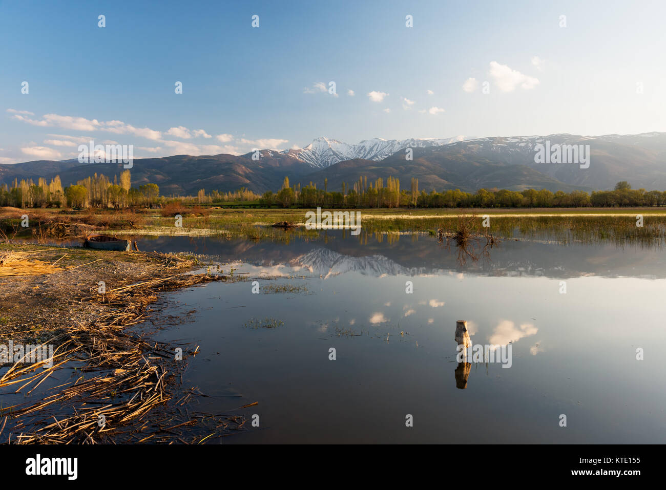 Lake Eber, situated between Cay and Bolvadin districts of Afyon, is the 12th biggest lake of ...