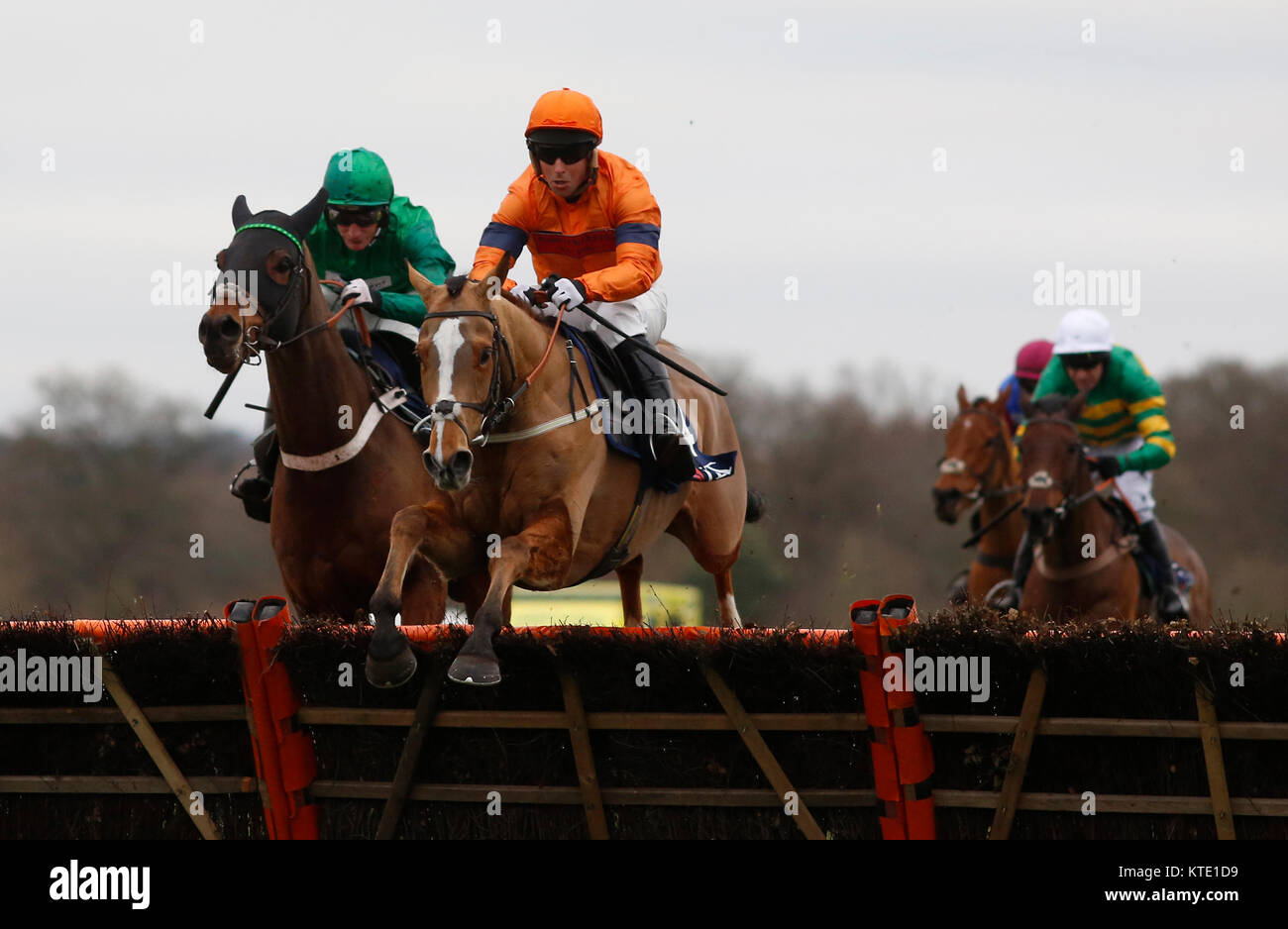 Sam Spinner ridden by Joe Colliver lead L'Ami Serge and Daryl Jacob ...