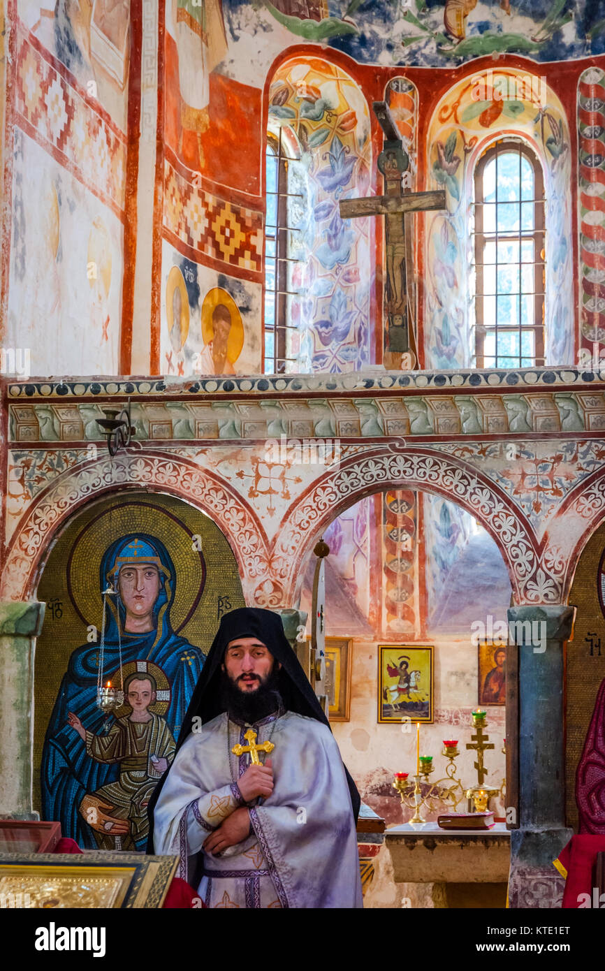 KUTAISI, GEORGIA - OCTOBER 22: Orthodox Priest at the ceremony in ...