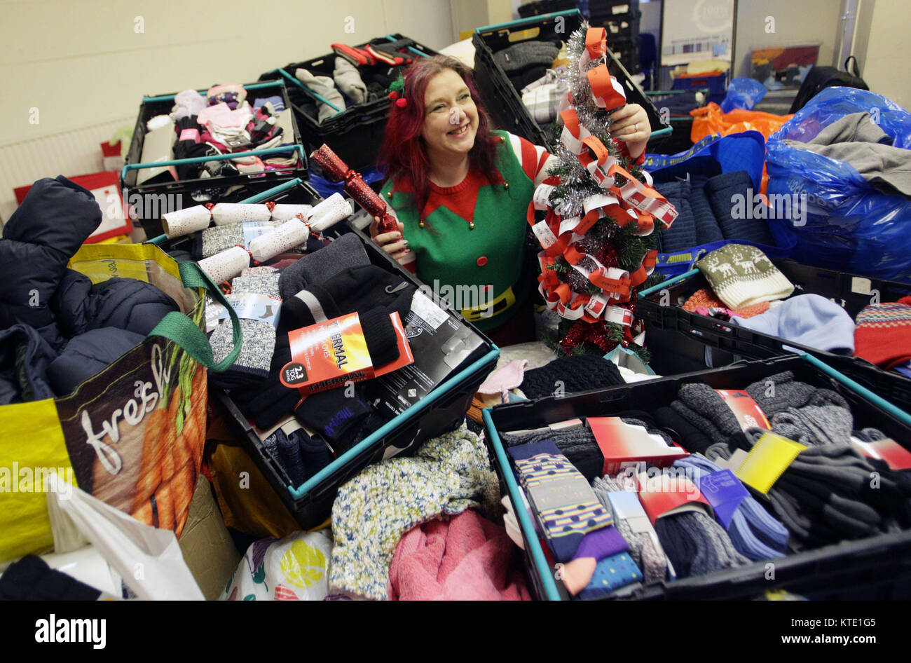 Staff member jenny whyte at southside community centre hi-res stock ...
