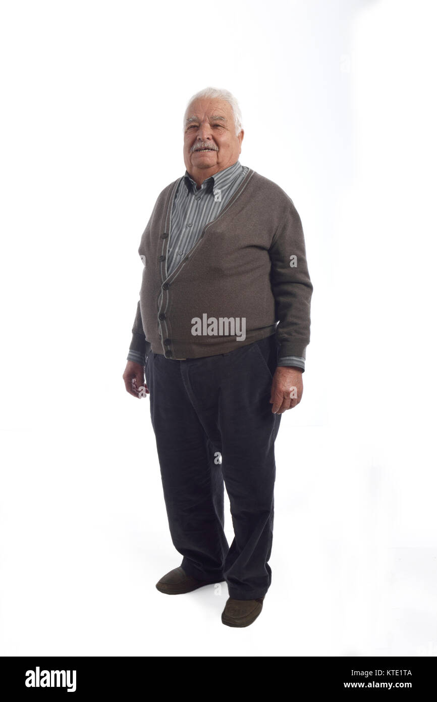 Person Overweight Portrait Senior Cut Out Stock Images & Pictures - Alamy