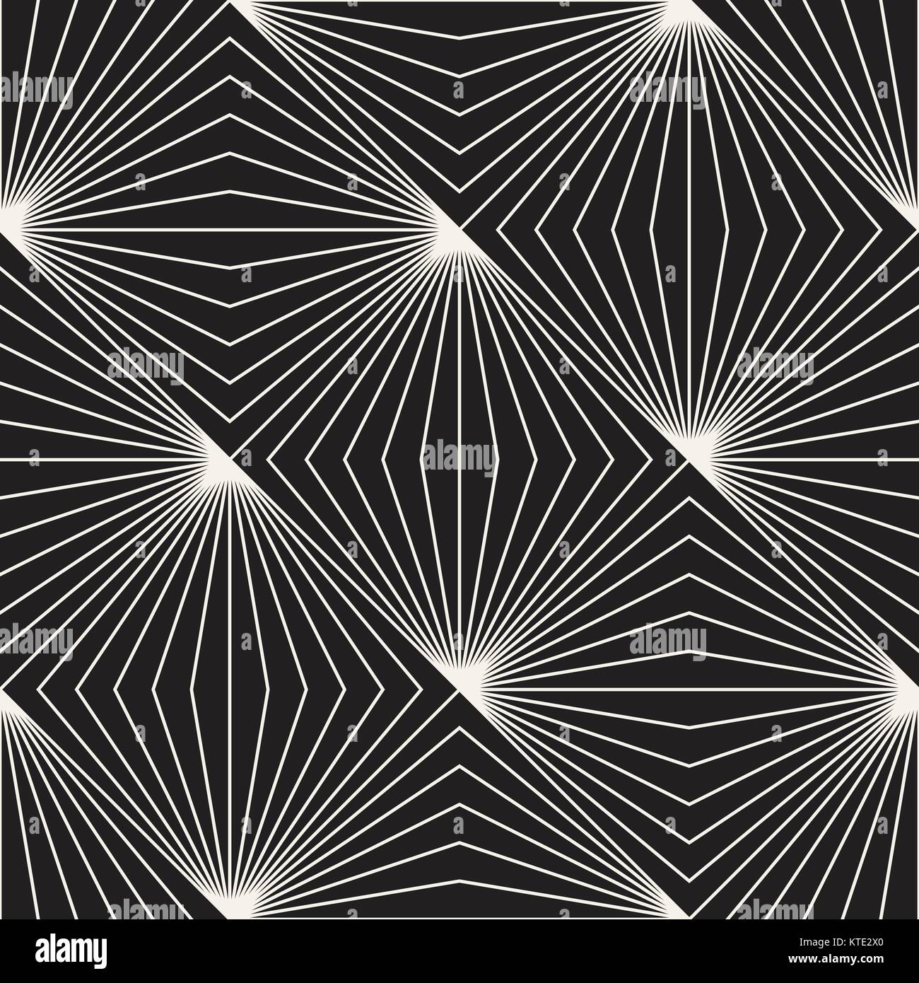 Vector Seamless Lattice Pattern Modern Stylish Texture With Monochrome