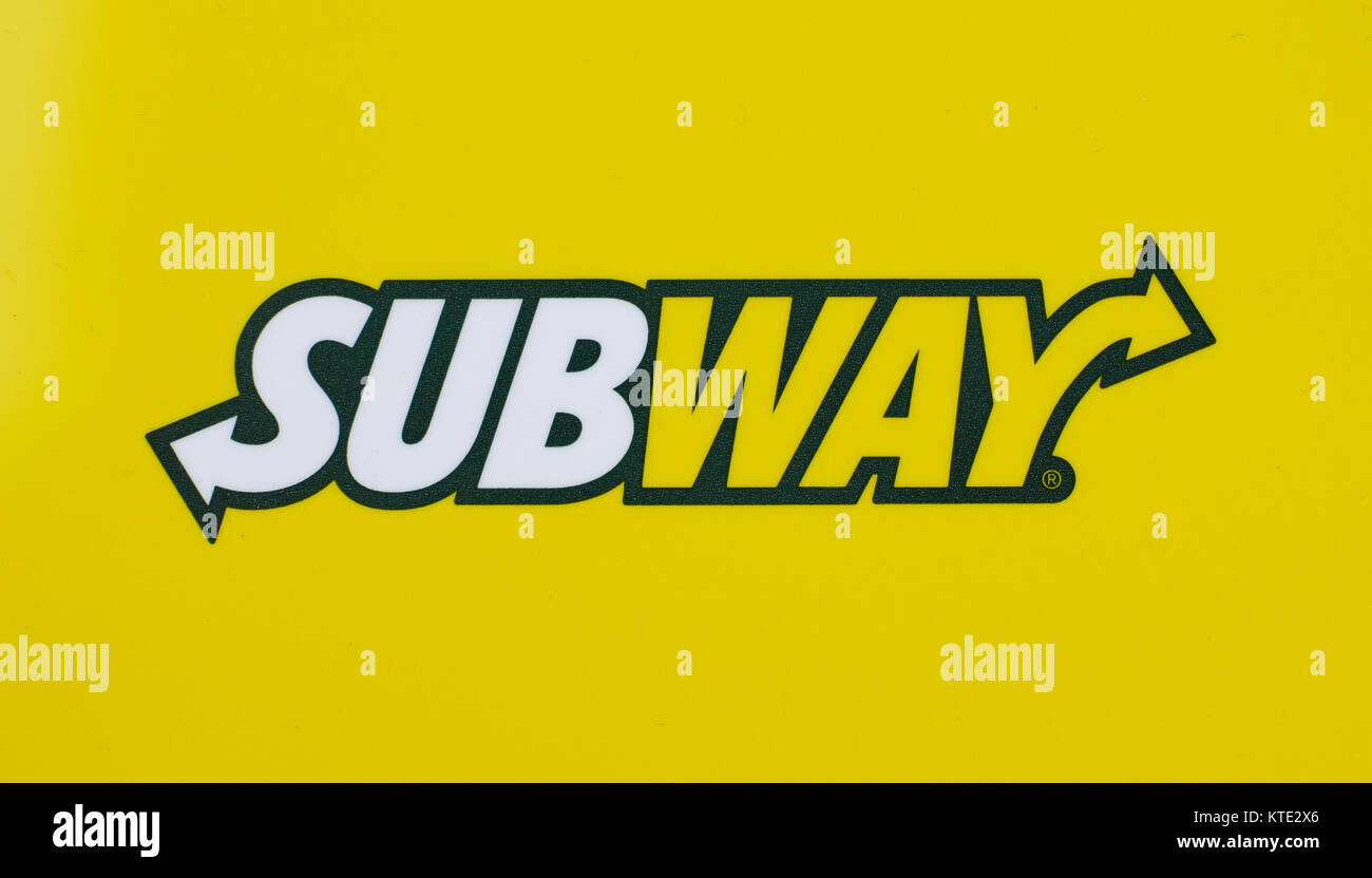 Small Subway Sandwich Restaurant Logo