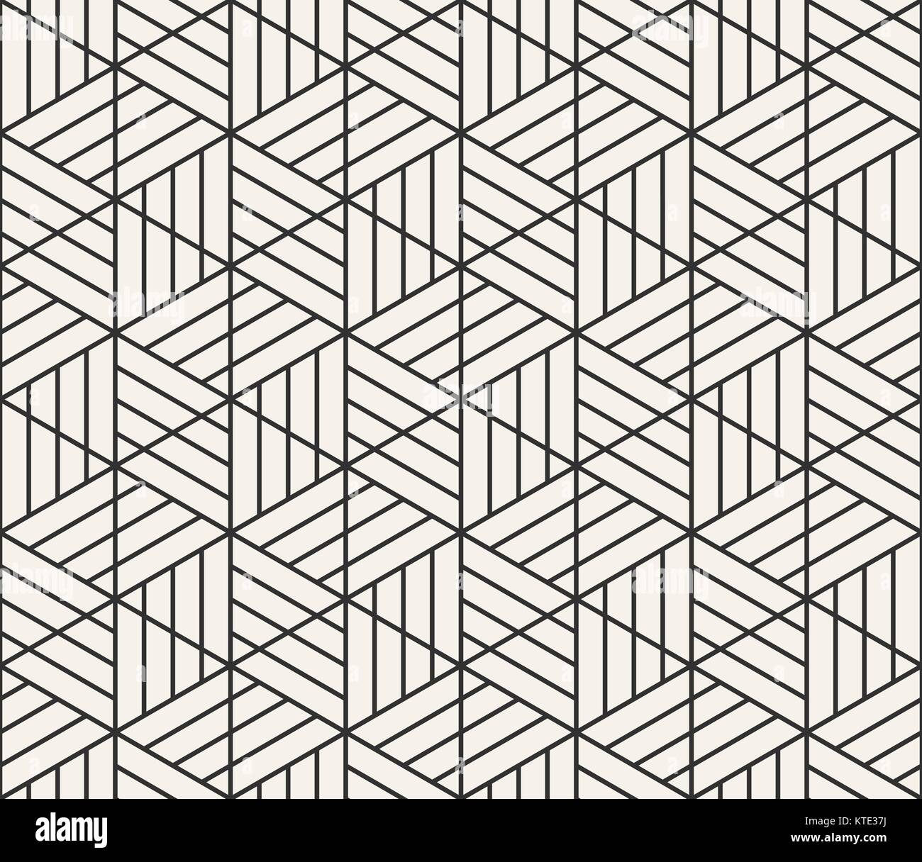 Vector Seamless Lines Pattern Modern Stylish Triangle Shapes Texture Repeating Geometric Tiles