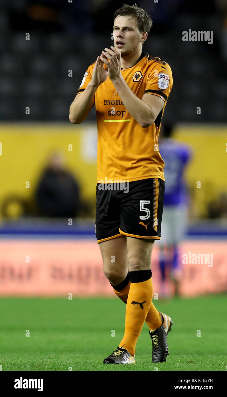 Wolverhampton Wanderers Ryan Bennett during the Sky Bet Championship ...