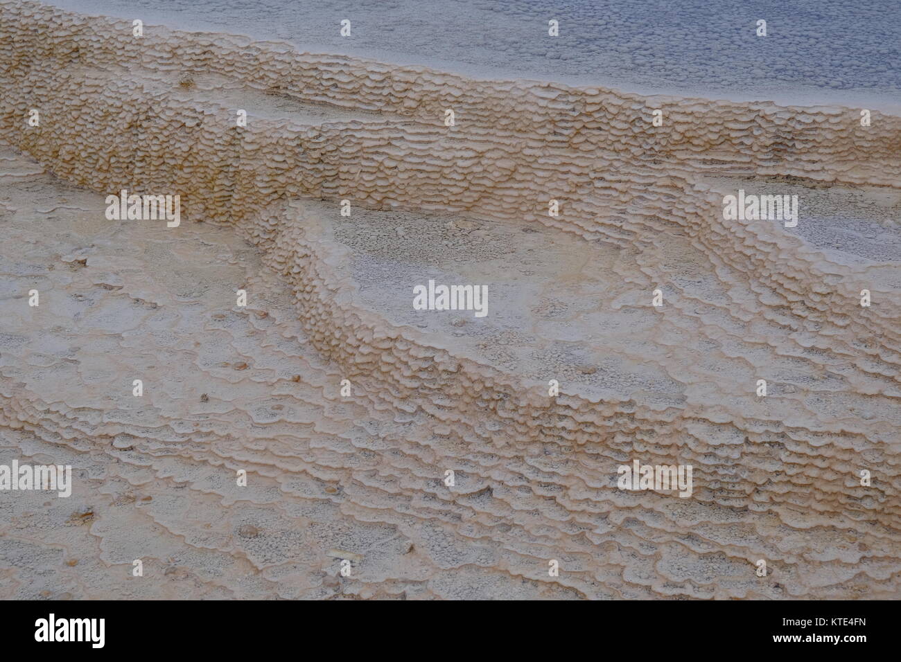 Badab Soort hot springs and natural mineral terraces in Iran at ...