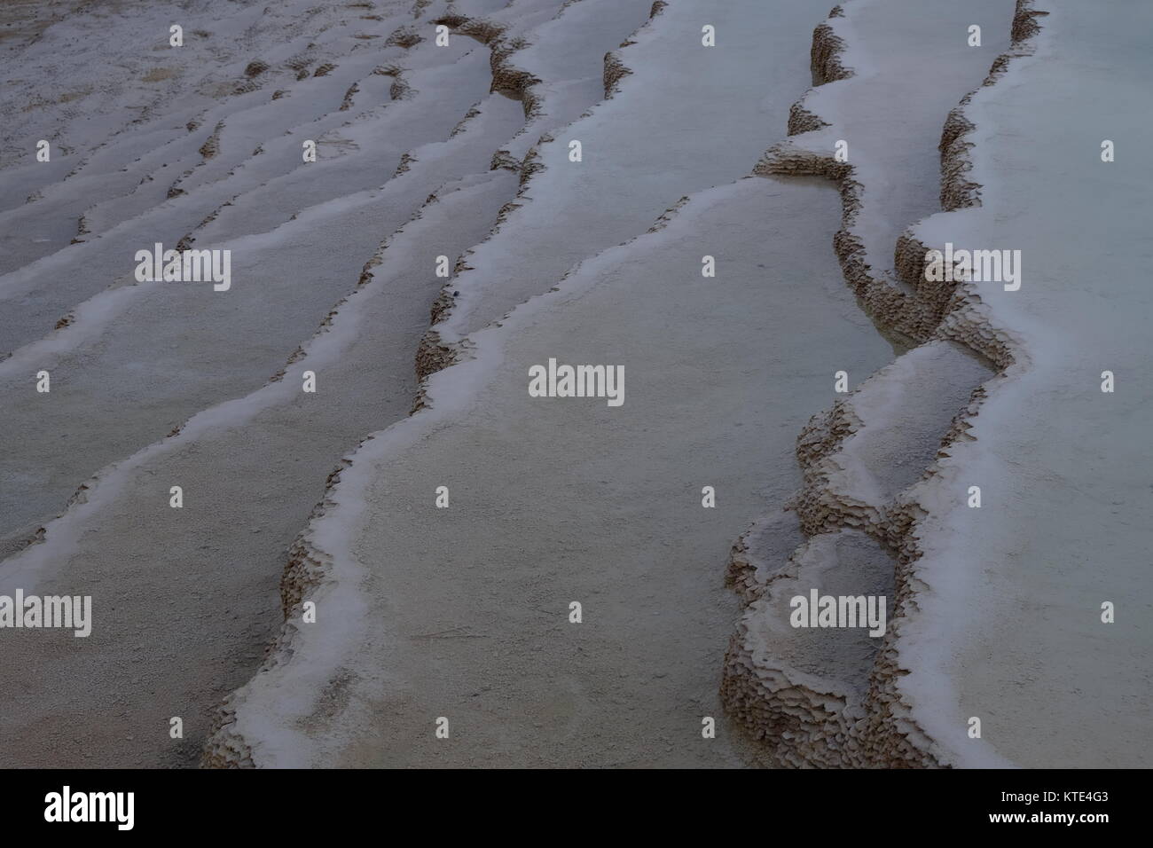 Badab Soort hot springs and natural mineral terraces in Iran at ...