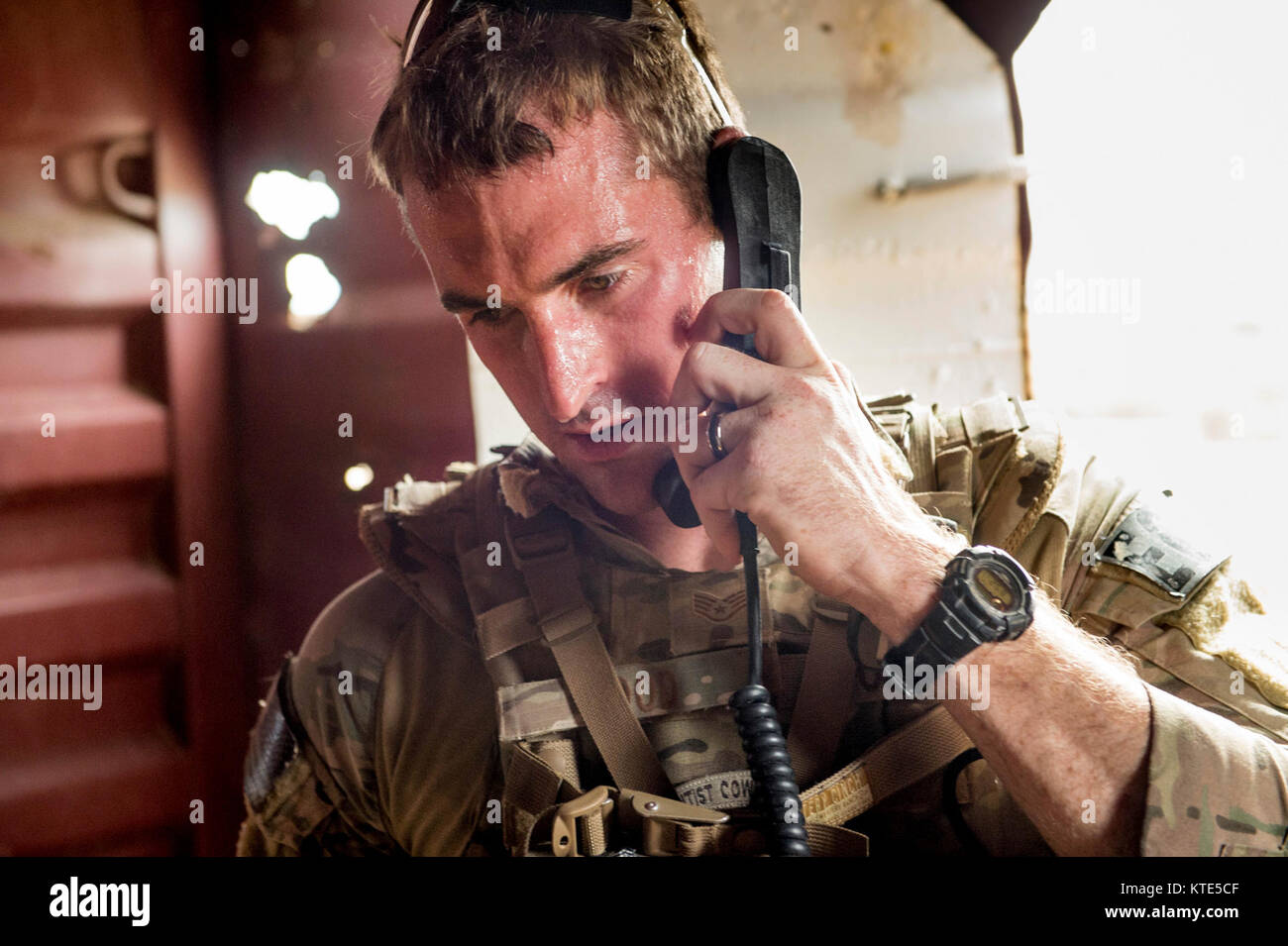 Staff Sgt. Brandon Wood, 56th Civil Engineer Squadron EOD team leader ...