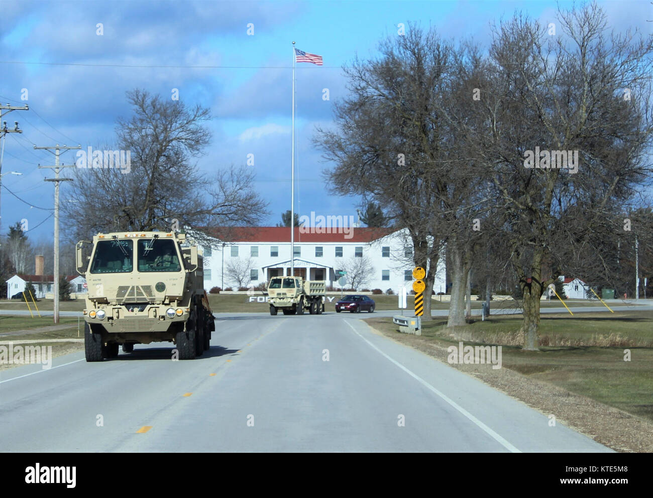 Soldiers at Fort McCoy, Wis., for training drive military vehicles on ...