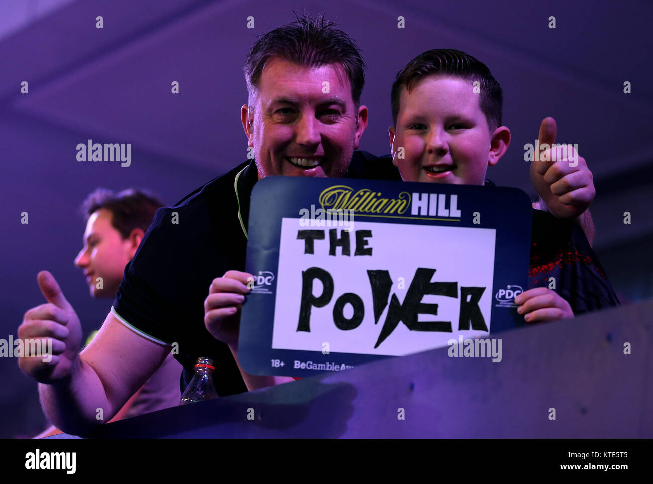 Darts fans during the world darts championship at alexandra palace hi ...