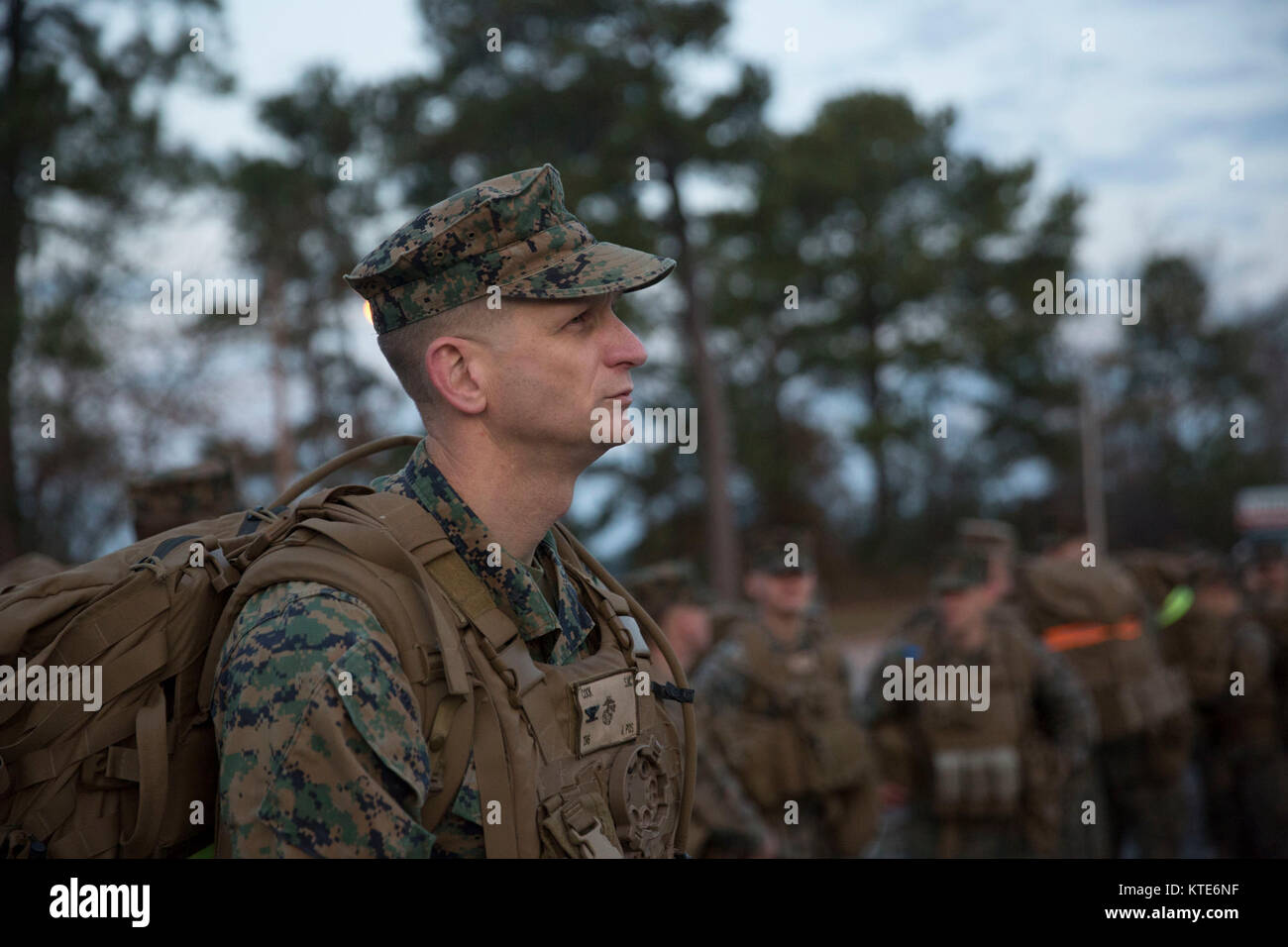 U.S. Marine Corps Col. Samuel C. Cook, commanding officer of ...