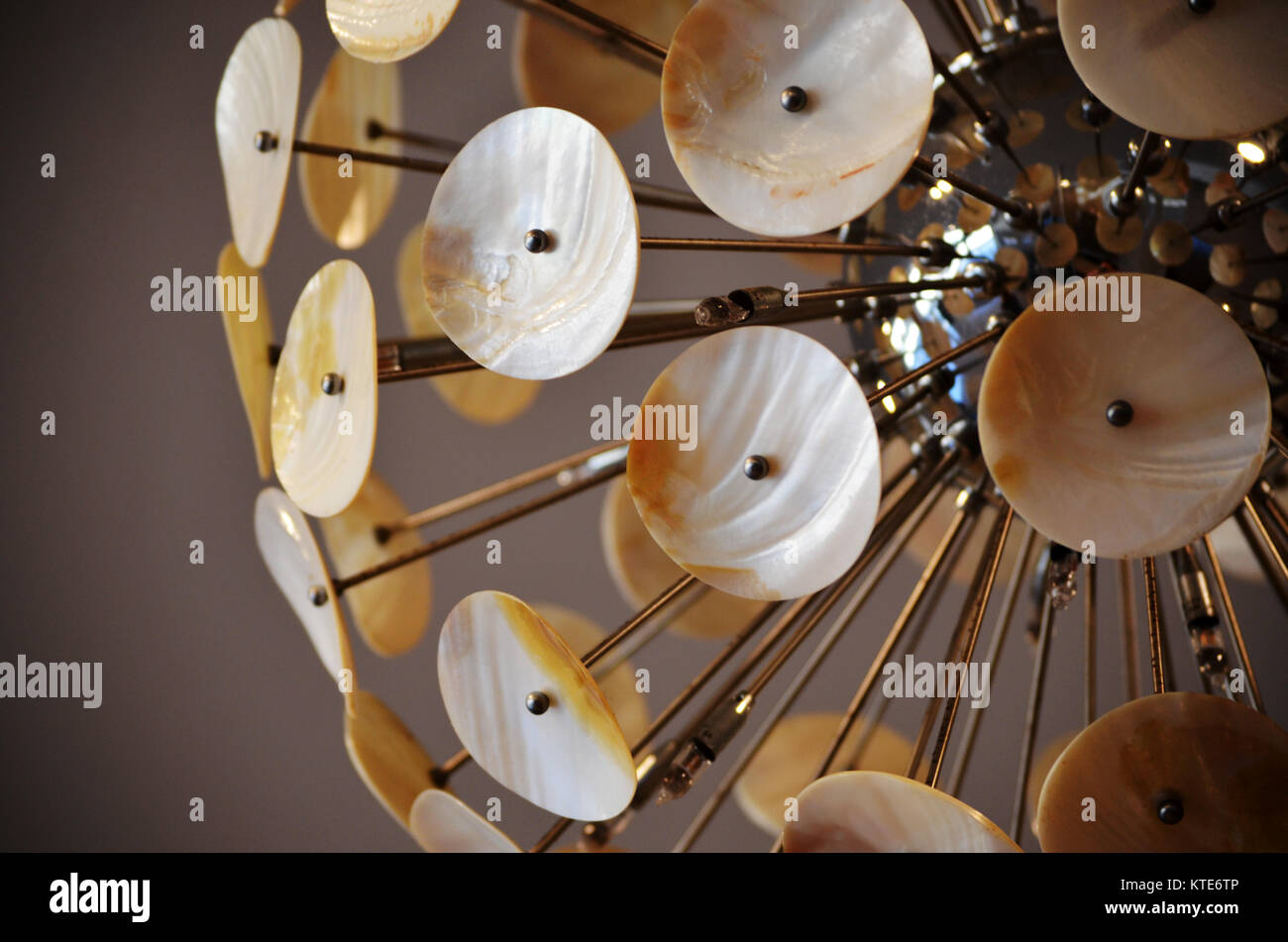 Close up of modern chandelier lighting Stock Photo - Alamy