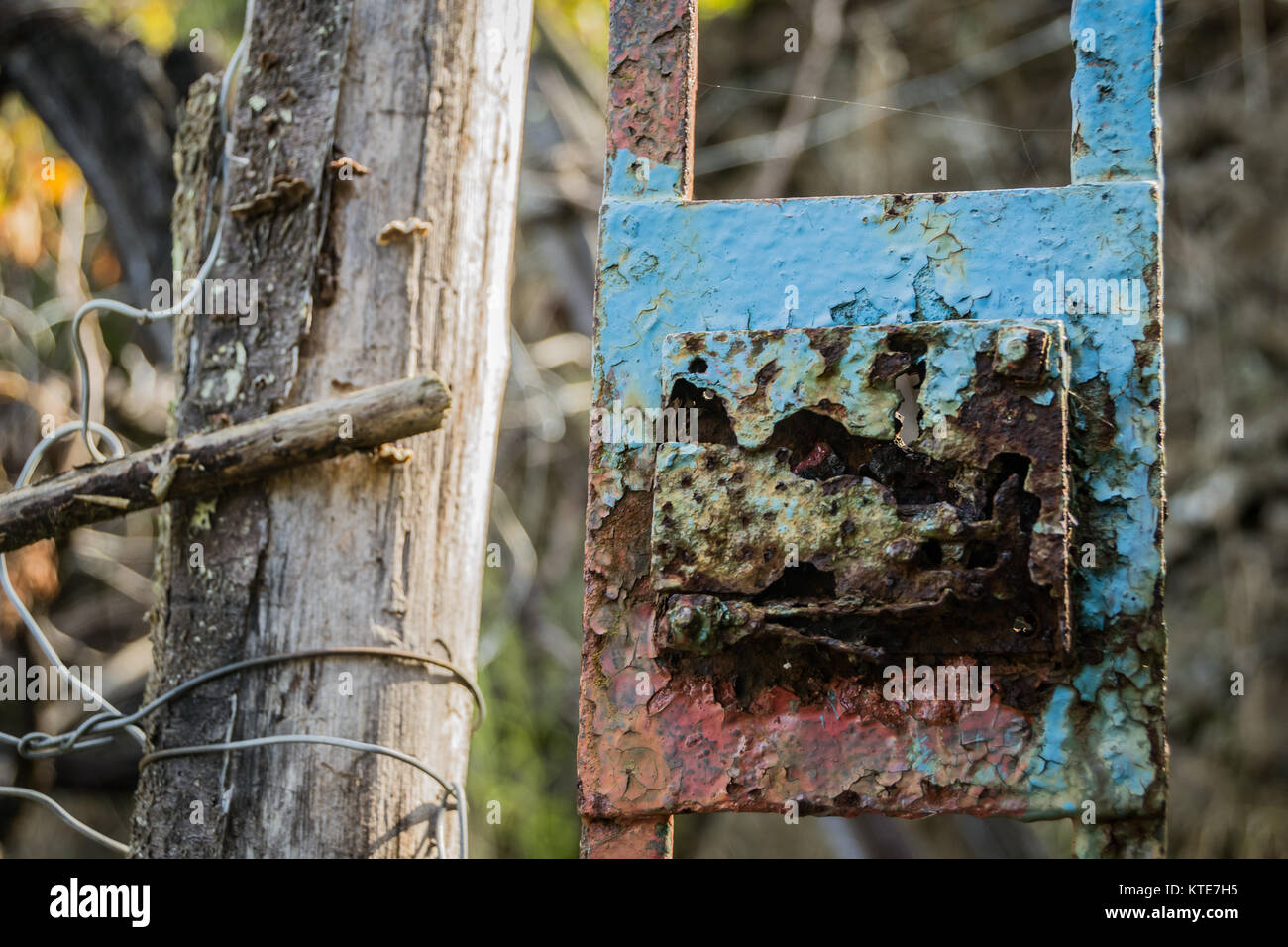 Old rusty lock Stock Photo - Alamy