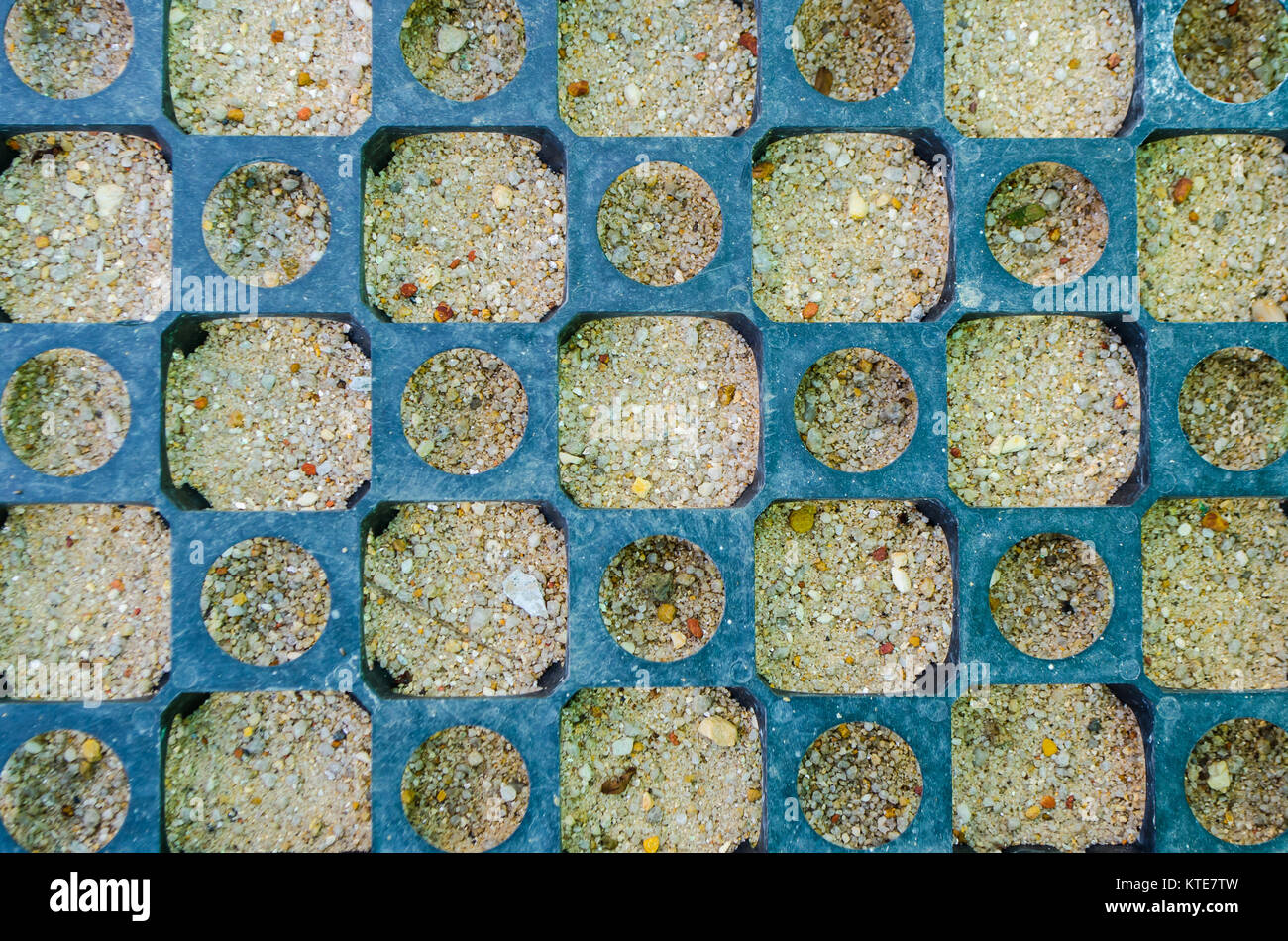 Background of garden paths of different texture. Studio Photo Stock ...