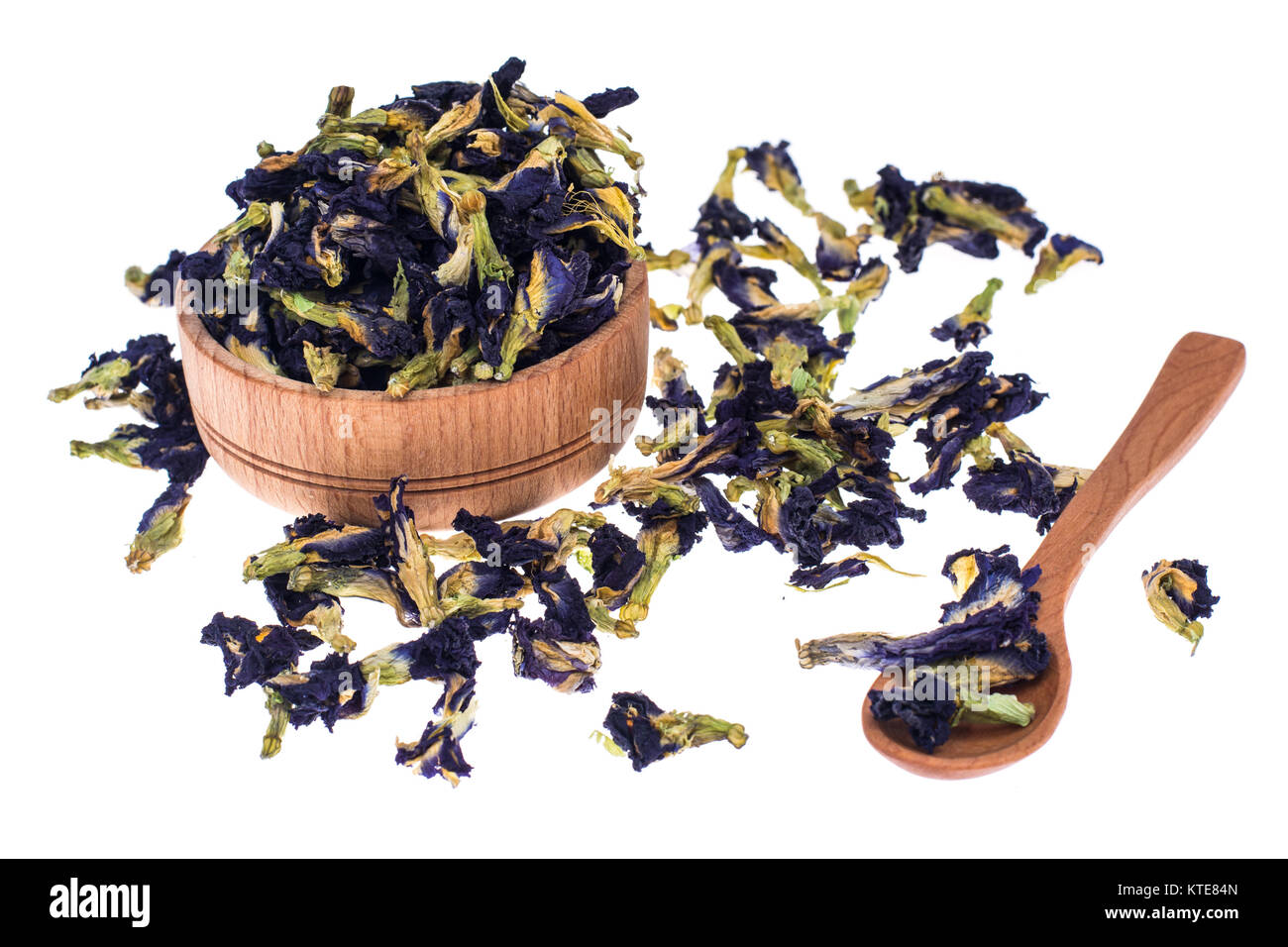 Blue asian pigeonwings flower Cut Out Stock Images & Pictures - Alamy