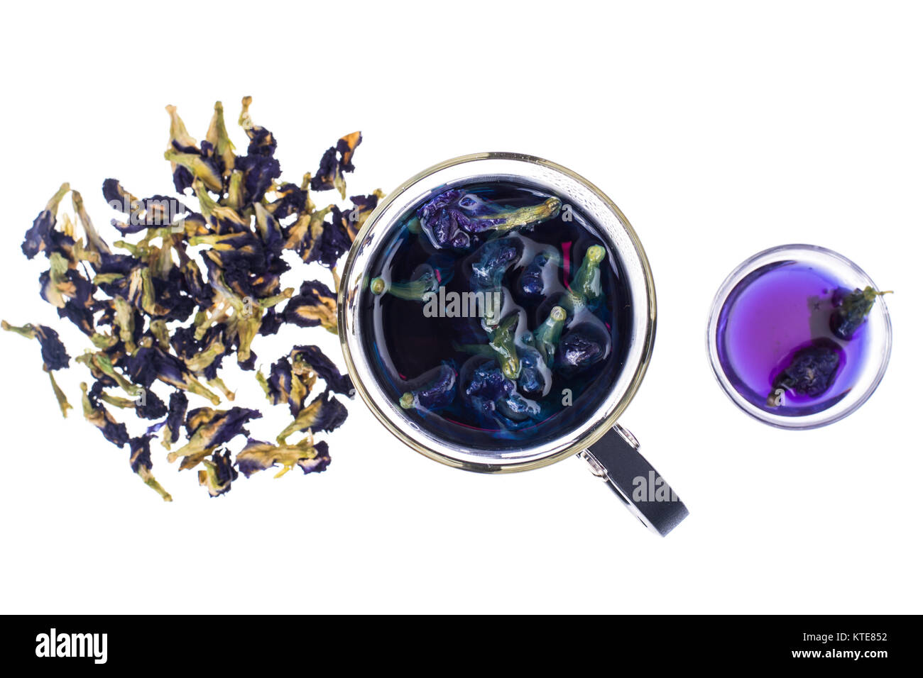 Blue asian pigeonwings flower Cut Out Stock Images & Pictures - Alamy