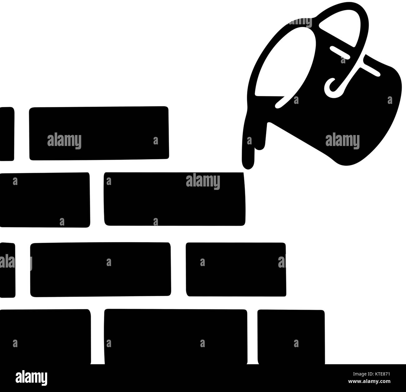 Painting mason Black and White Stock Photos & Images - Alamy