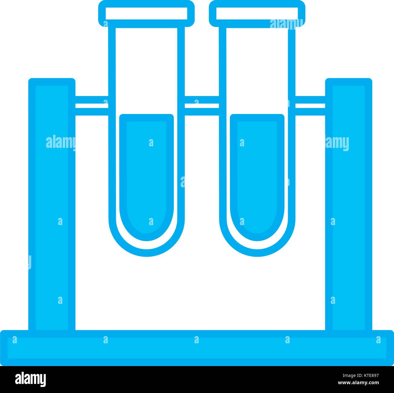 Test tubes symbol Stock Vector Image & Art - Alamy