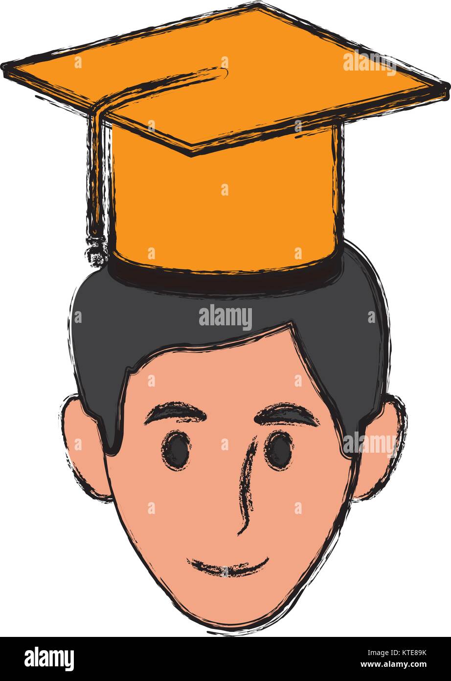 Student with hat avatar Stock Vector Image & Art - Alamy