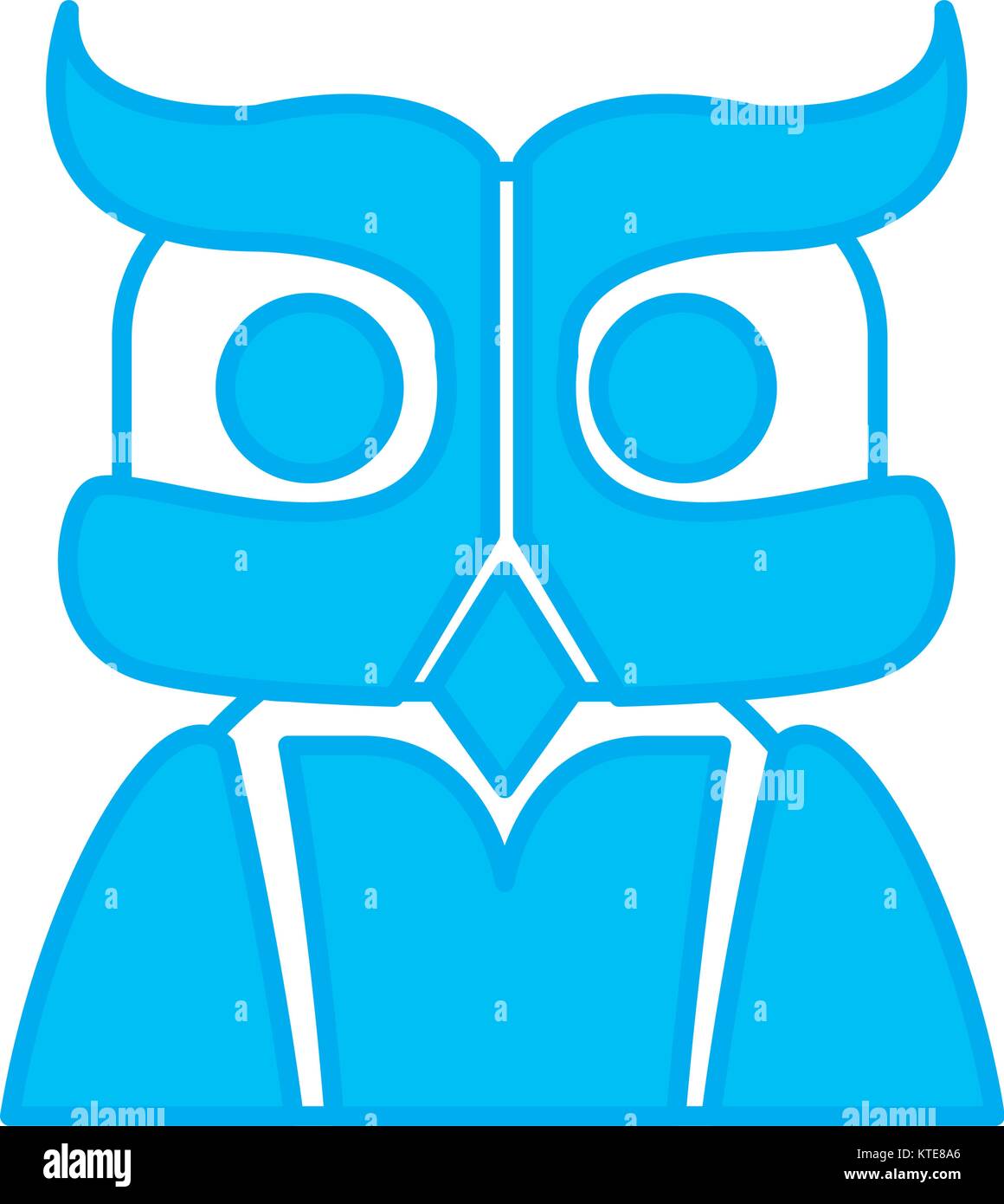 Owl bird symbol Stock Vector Image & Art - Alamy