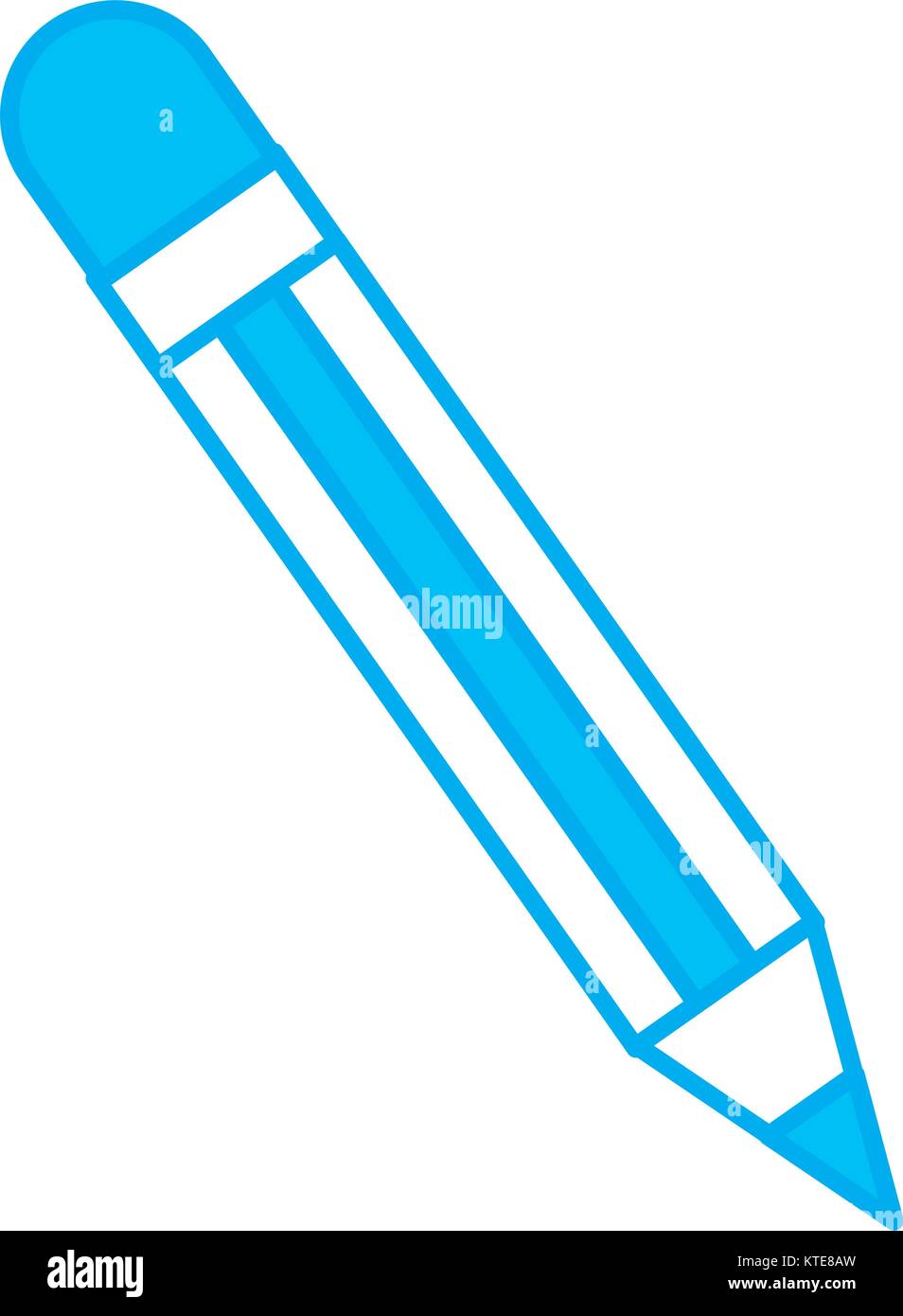 Wooden pencil symbol Stock Vector Image & Art - Alamy