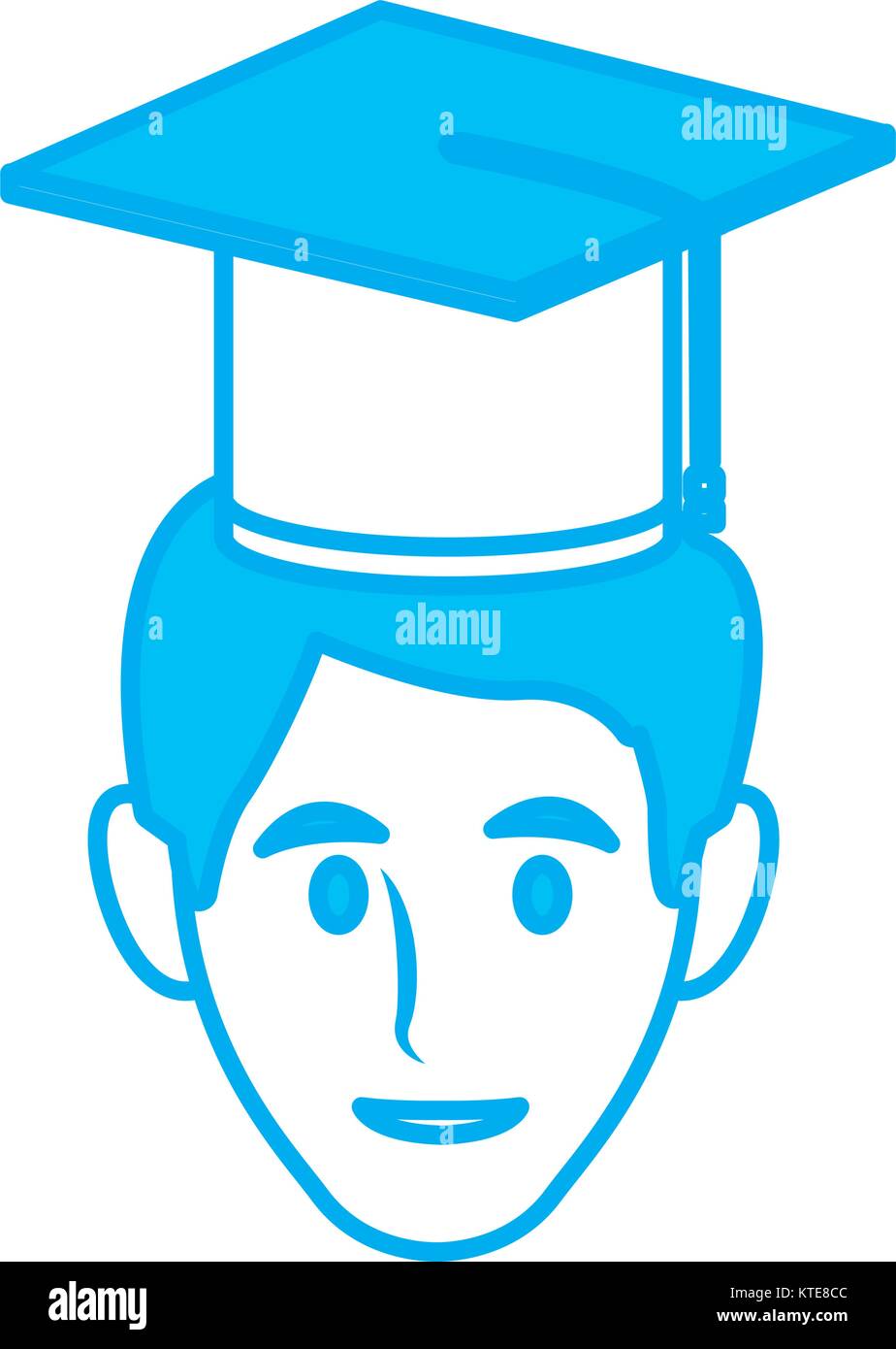 Student with hat avatar Stock Vector Image & Art - Alamy