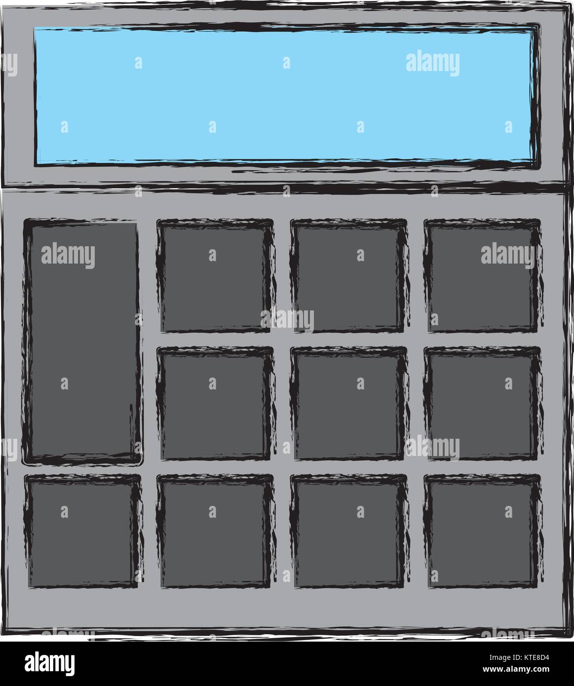 Calculator math device Stock Vector Image & Art - Alamy