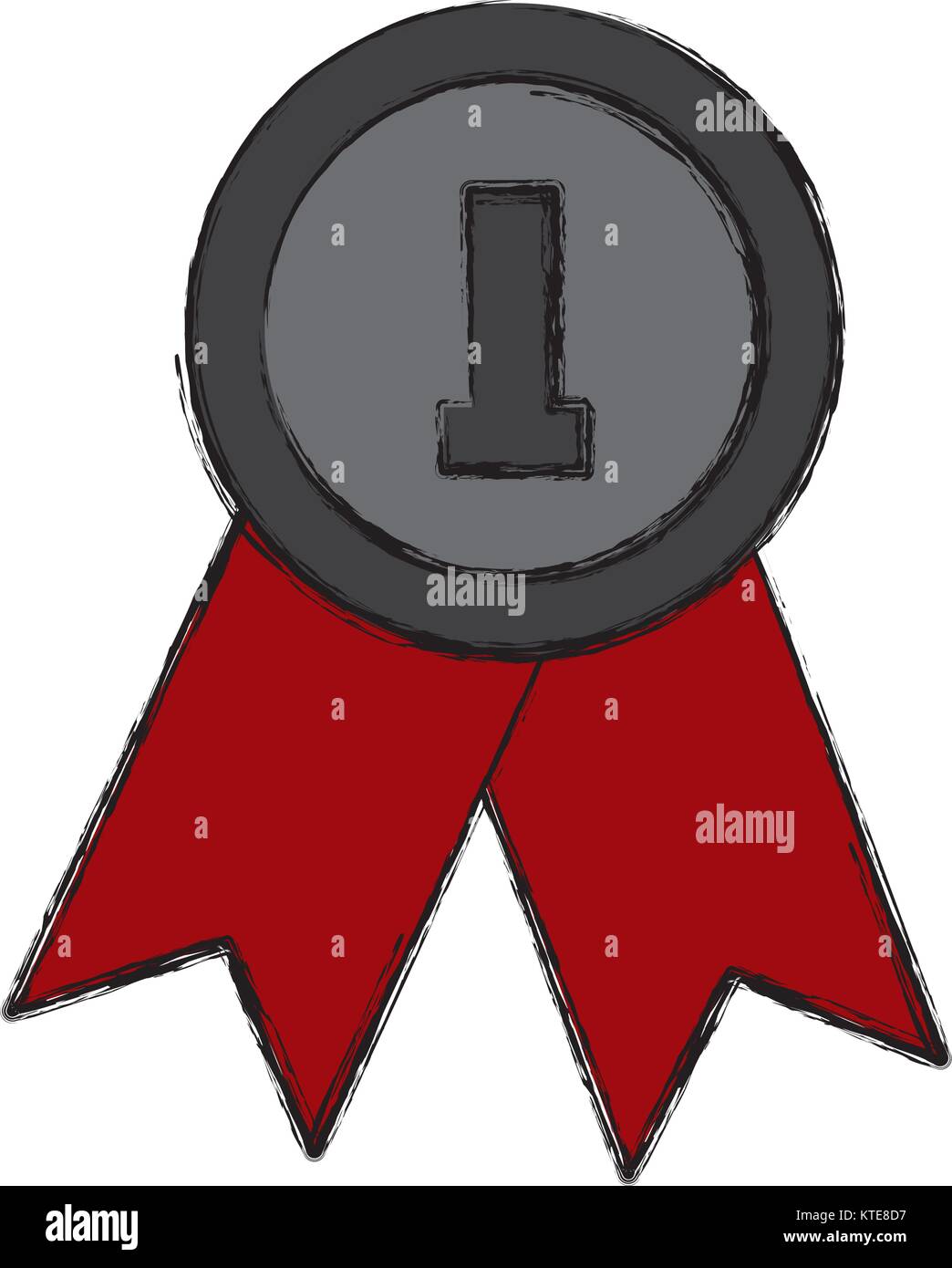 Award ribbon symbol Stock Vector Image & Art - Alamy