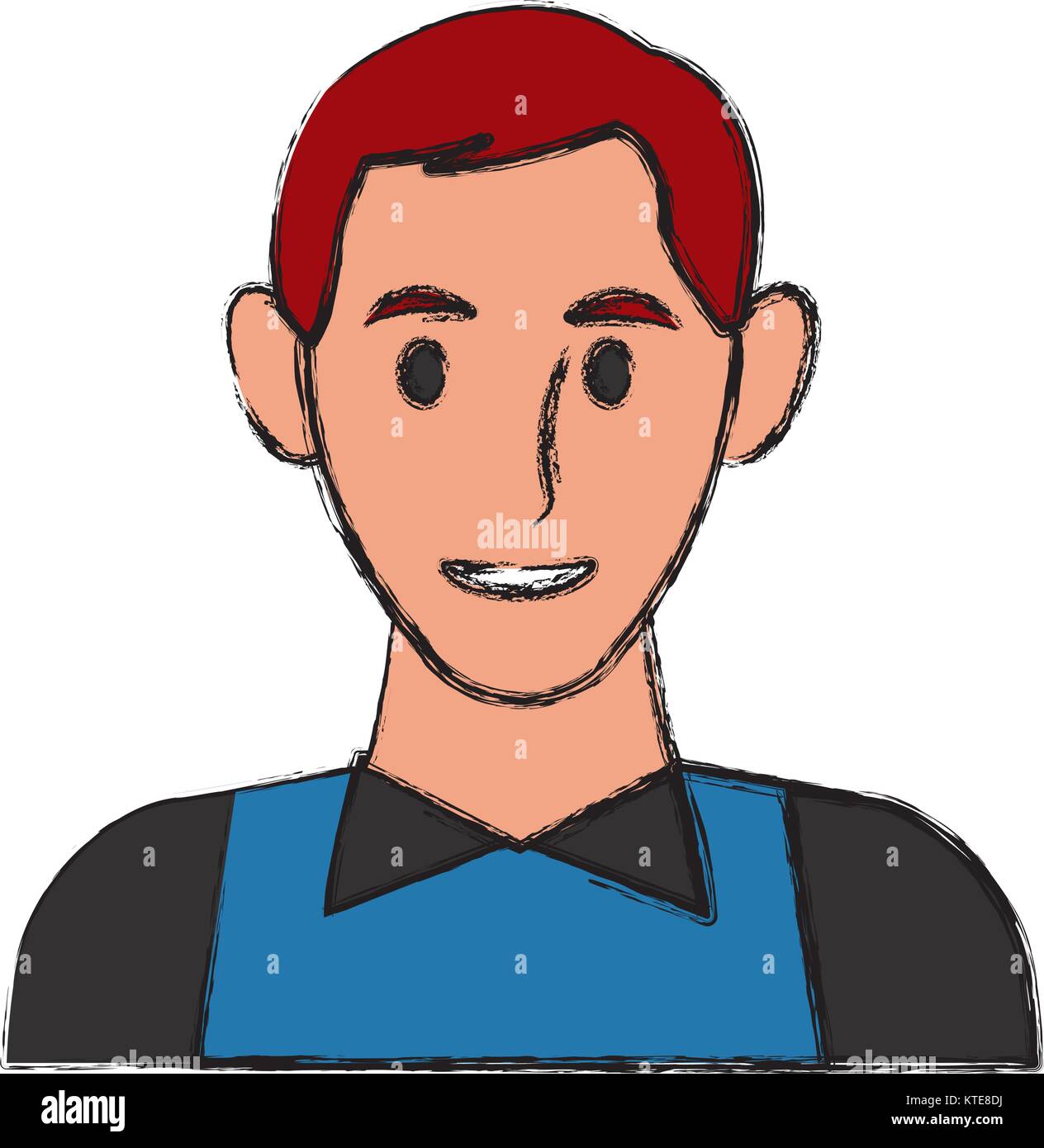 Man profile caricature Stock Vector Images - Alamy