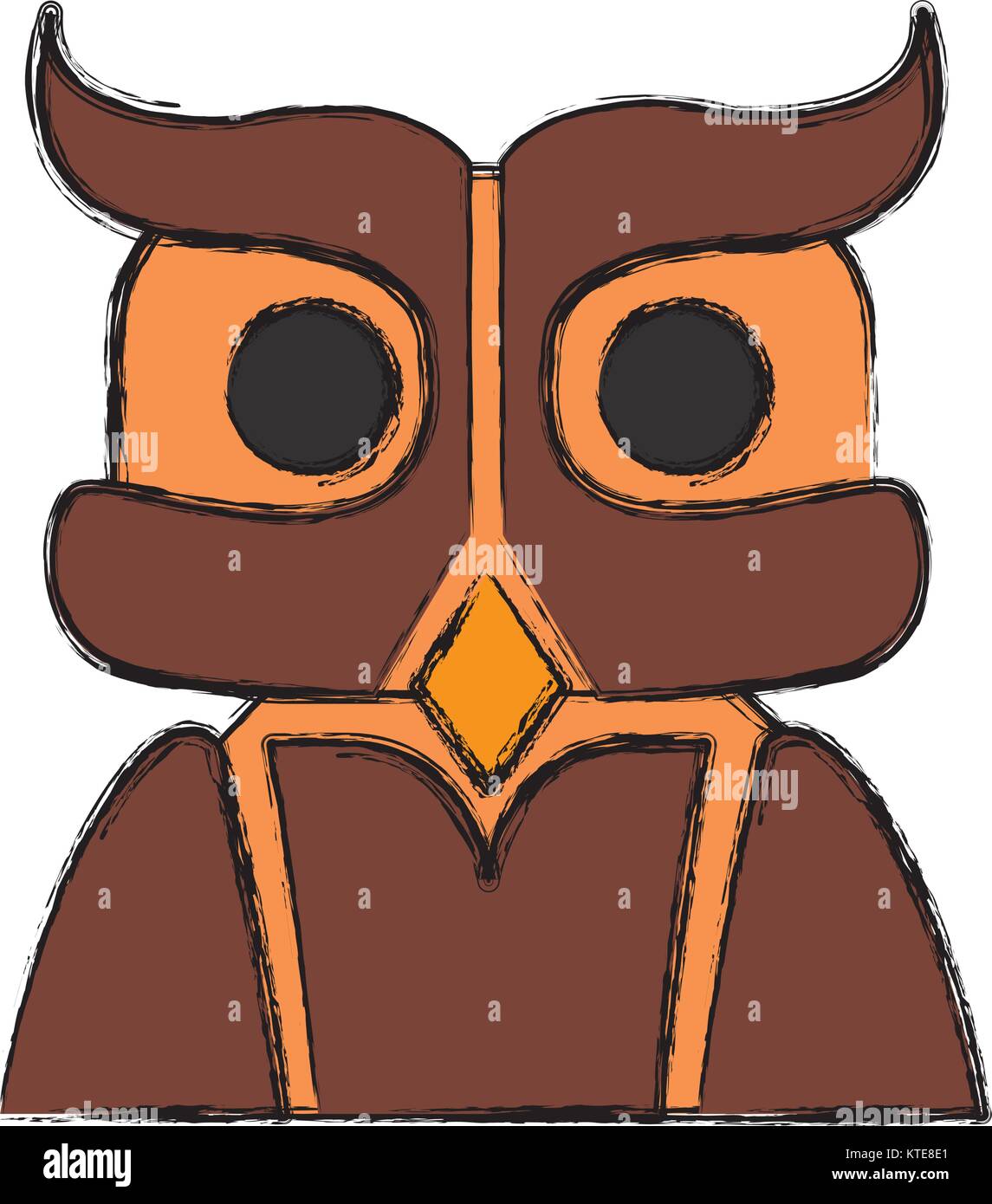 Owl bird symbol Stock Vector Image & Art - Alamy