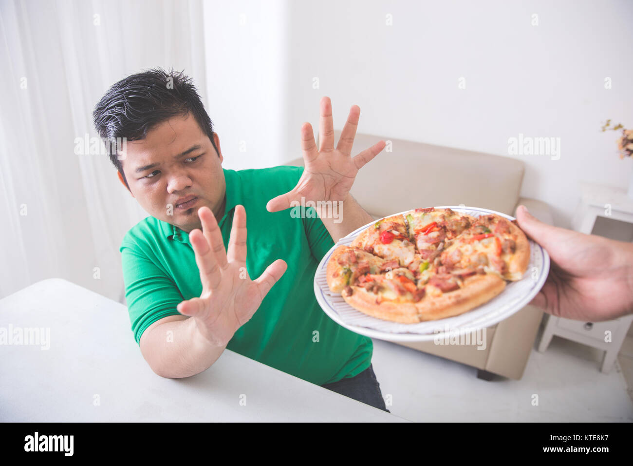 stop eating unhealthy junk food Stock Photo - Alamy