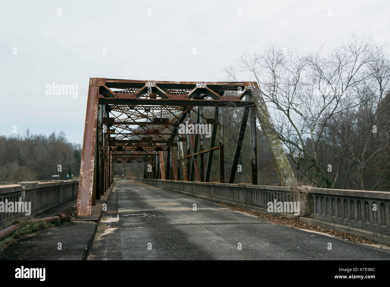Old abandoned bridge Stock Photo - Alamy