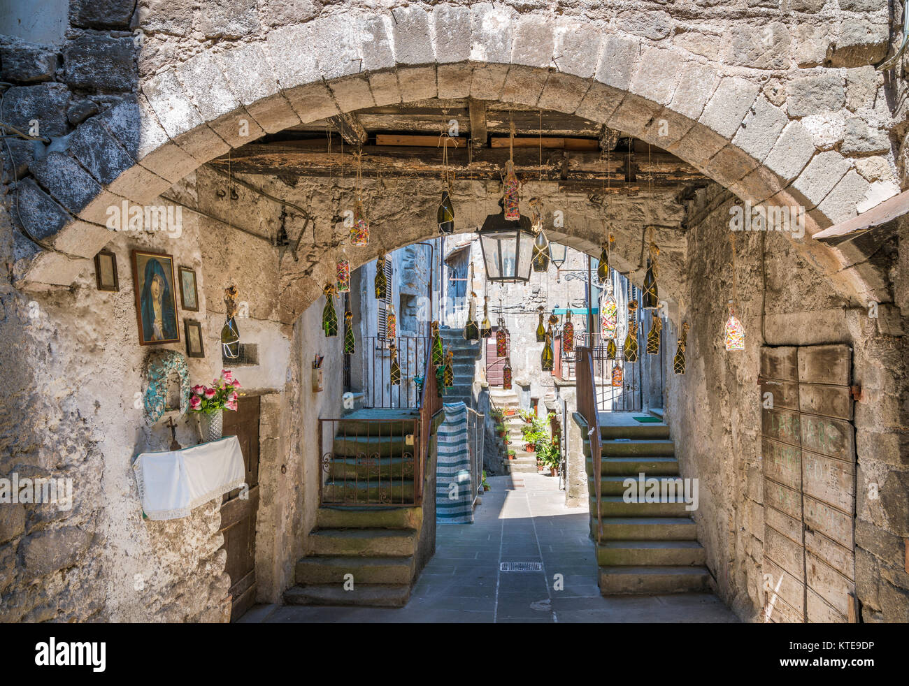 Scenic sight in Vitorchiano, province of Viterbo, Lazio, central Italy ...