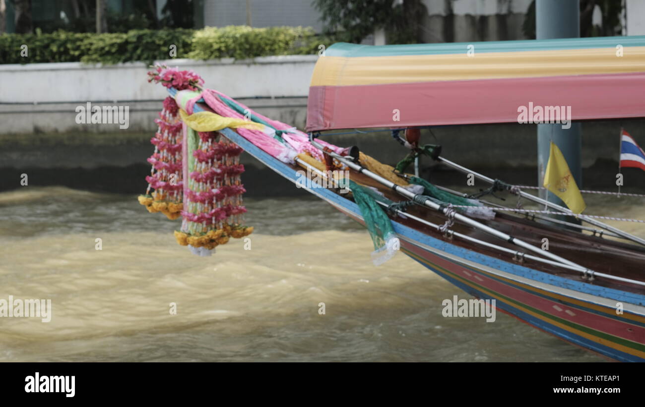 Buddhist flower and ribbon boat ornaments hi-res stock photography and ...