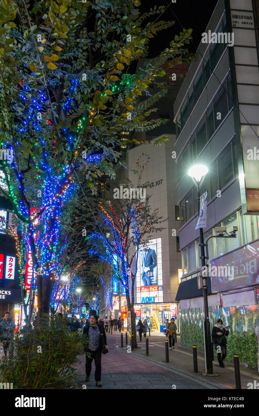 Shinjuku,Tokyo, Japan at night Stock Photo - Alamy
