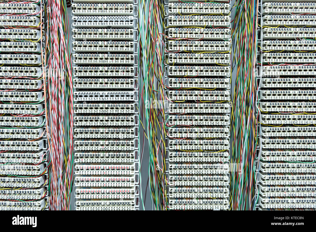 Telephone line cabinet Stock Photo - Alamy