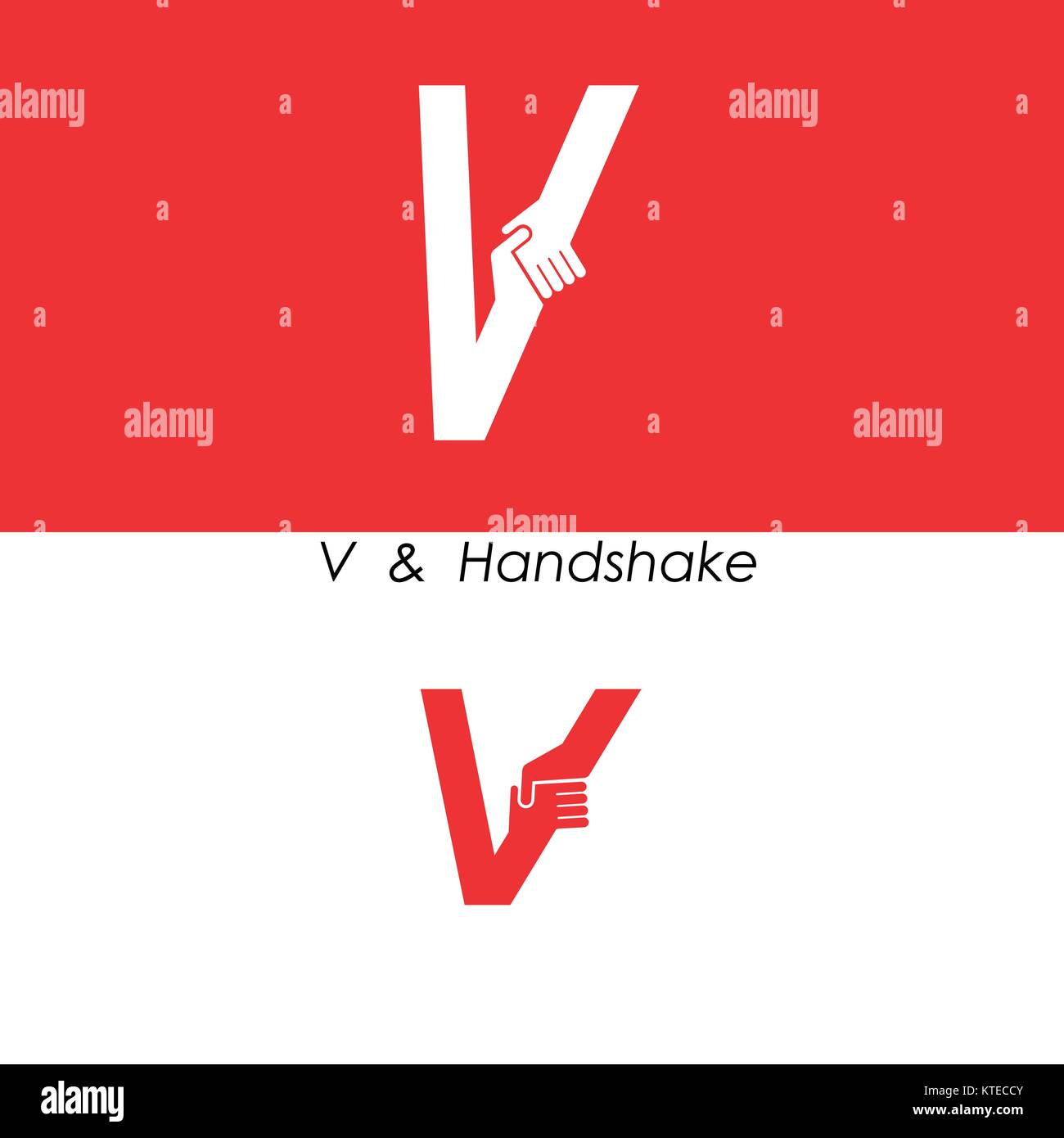 V - Letter abstract icon & hands logo design vector template.Teamwork ...