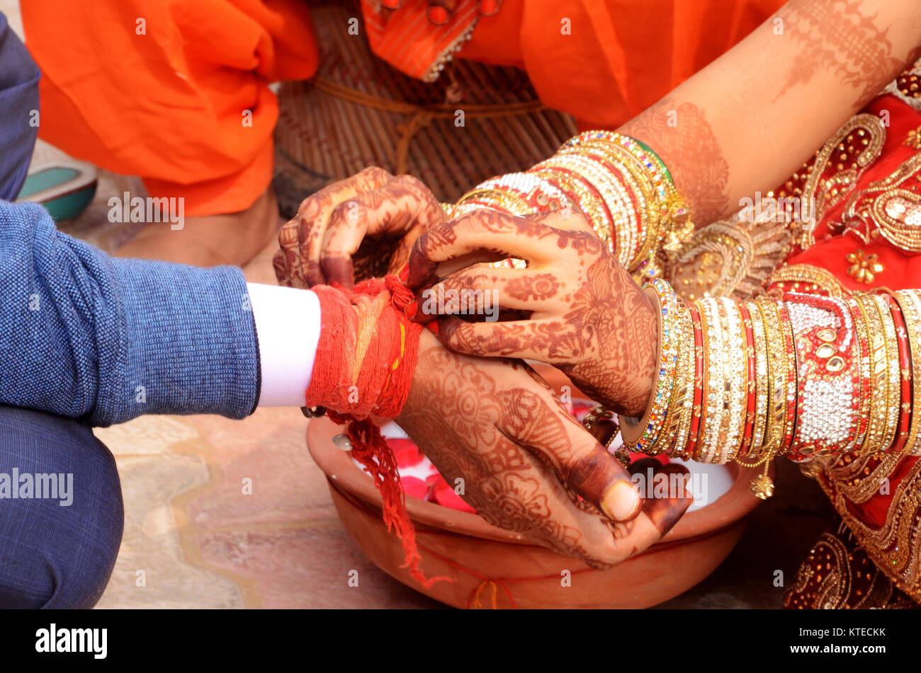 Indian Wedding Rituals Stock Photo - Alamy