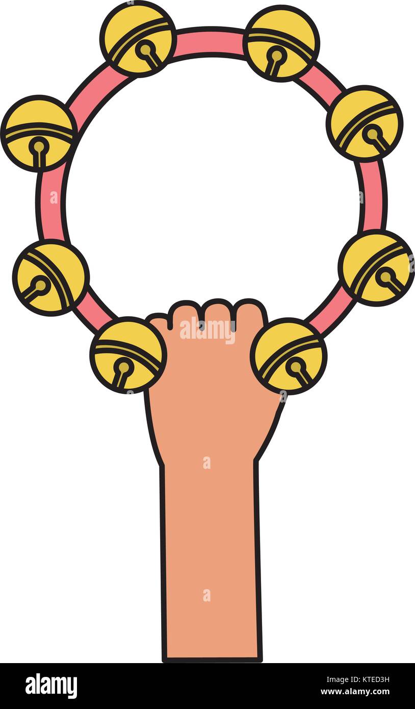 Isolated tambourine design Stock Vector Image & Art - Alamy