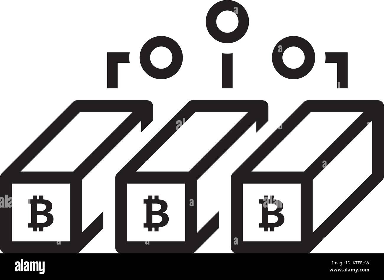 Bitcoin Mining Icon Stock Vector Image & Art - Alamy