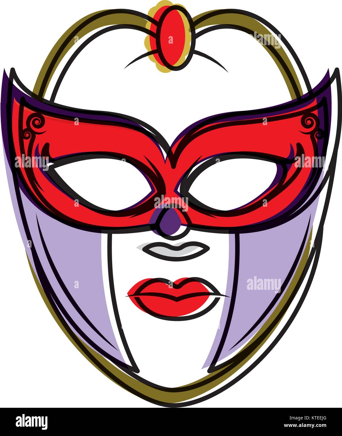 Isolated mask design Stock Vector Image & Art - Alamy