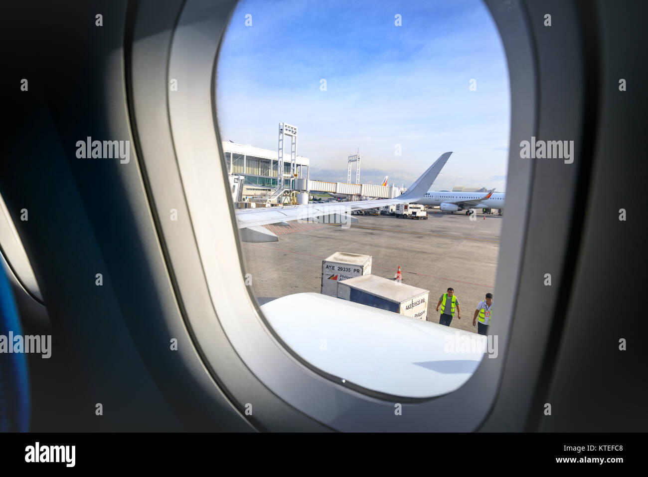 Philippine Airlines (PAL) at NAIA International Airport Terminal 2 view ...