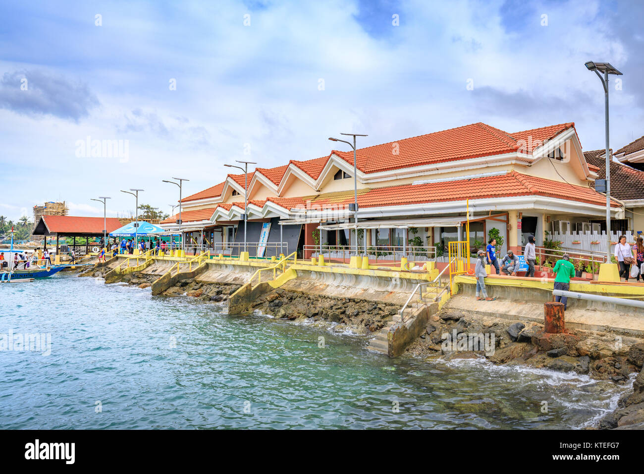 Facade of Caticlan jetty port, Best way to get to Boracay Island, on ...