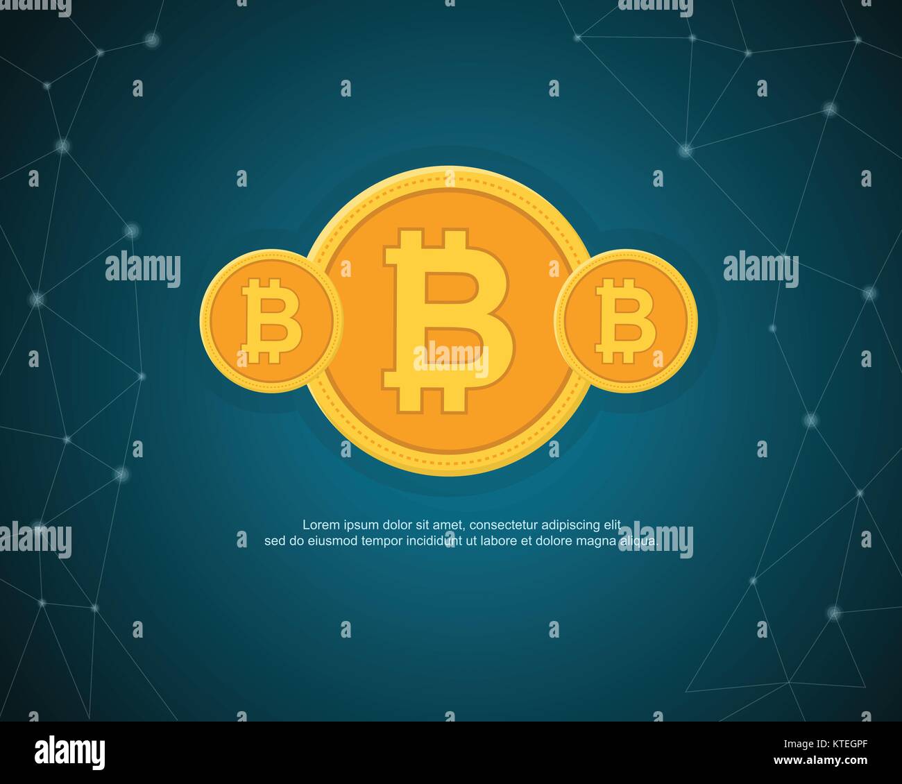 Bitcoin cryptocurrency style design collection Stock Vector Image & Art ...