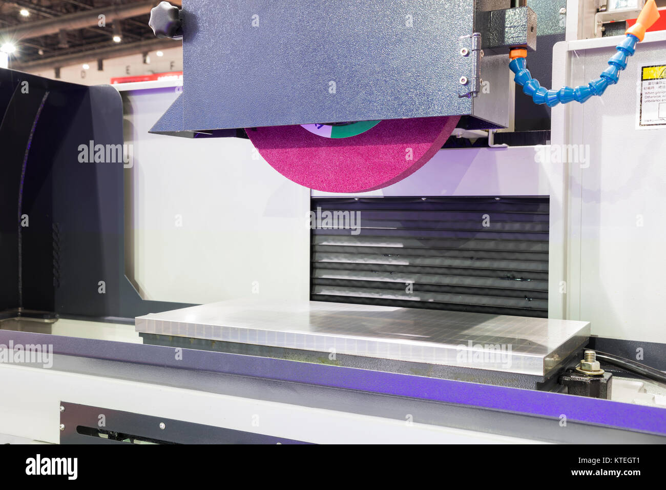 high precision horizontal grinding CNC machine;side view Stock Photo ...