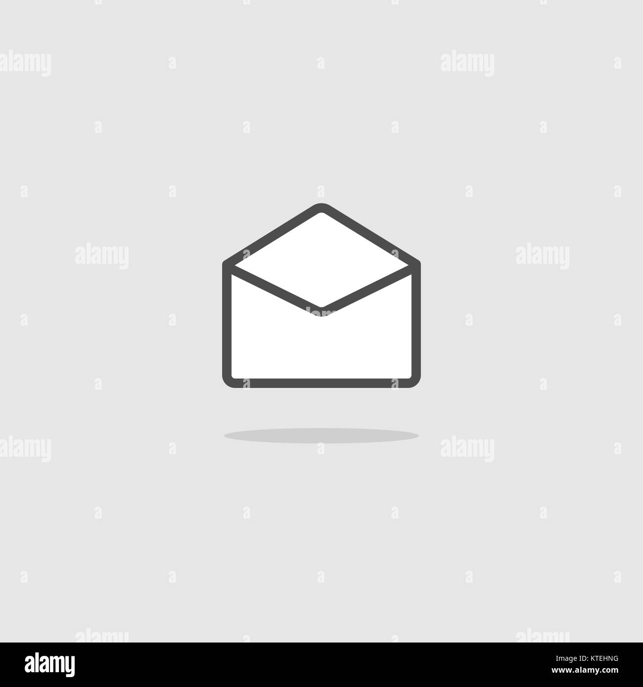 Mail envelope icon. Postal letter sign illustration Stock Vector Image ...