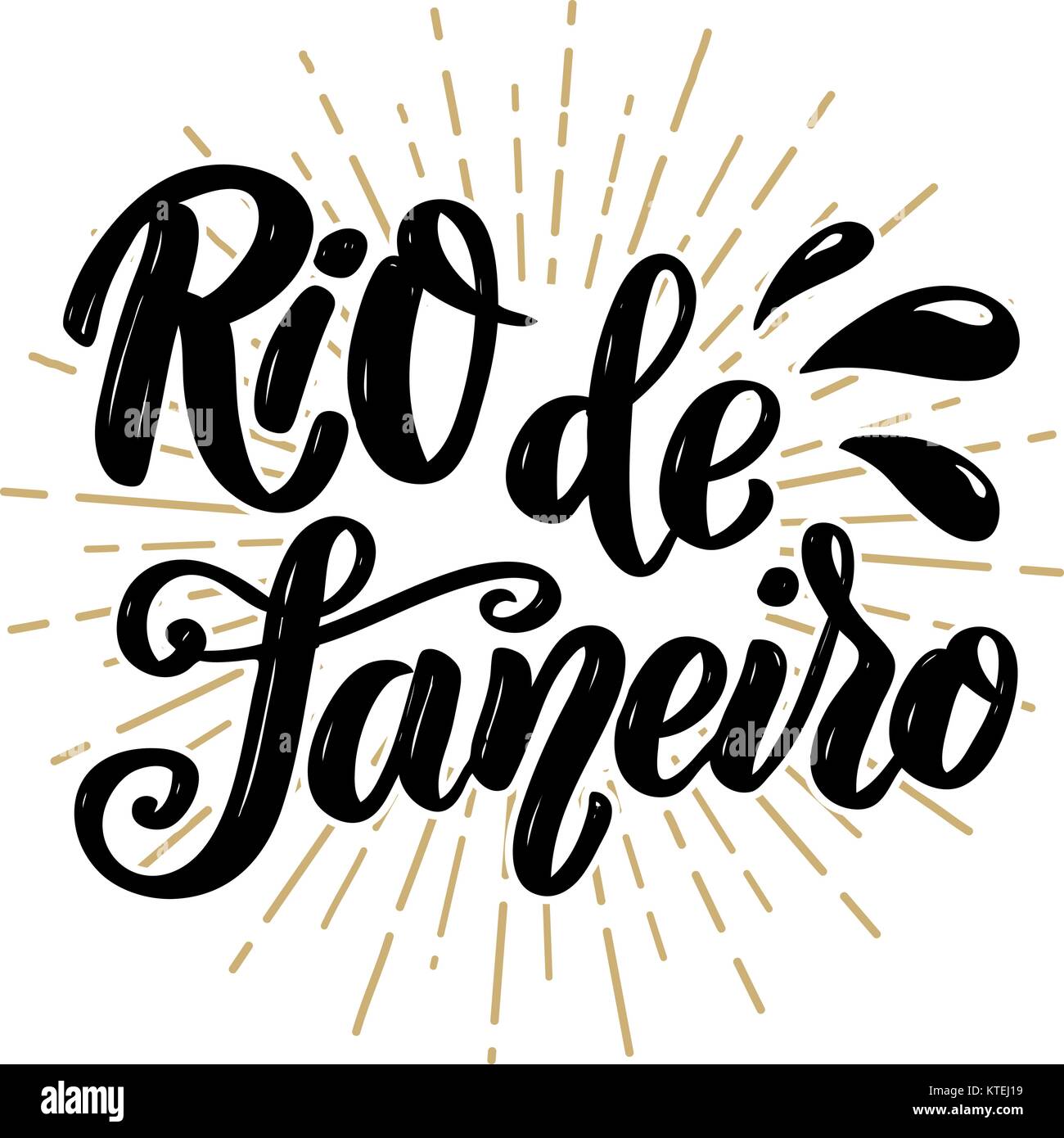 Rio font Cut Out Stock Images & Pictures - Alamy