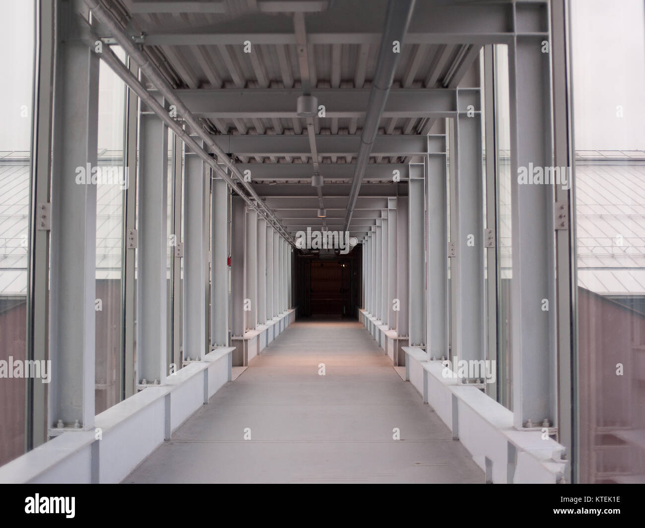 Corridor in a building inside Stock Photo - Alamy