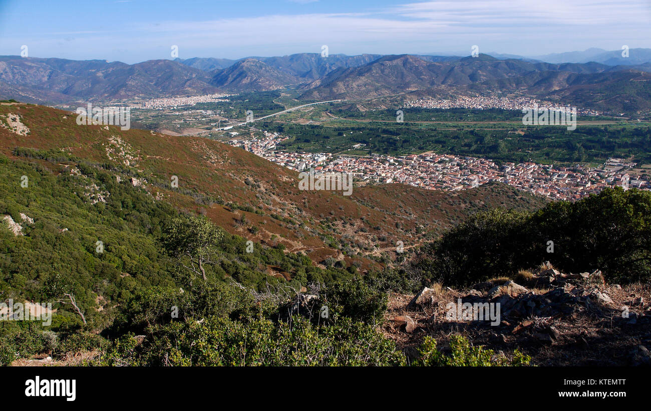 Sardinian landscape, Nuraghe district, Sardinia, Italy Stock Photo - Alamy